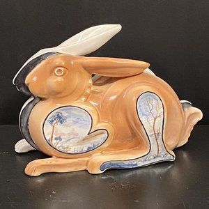 no brand | Art | Studio Pottery Masterpiece Ceramic Rabbit Figurine ...